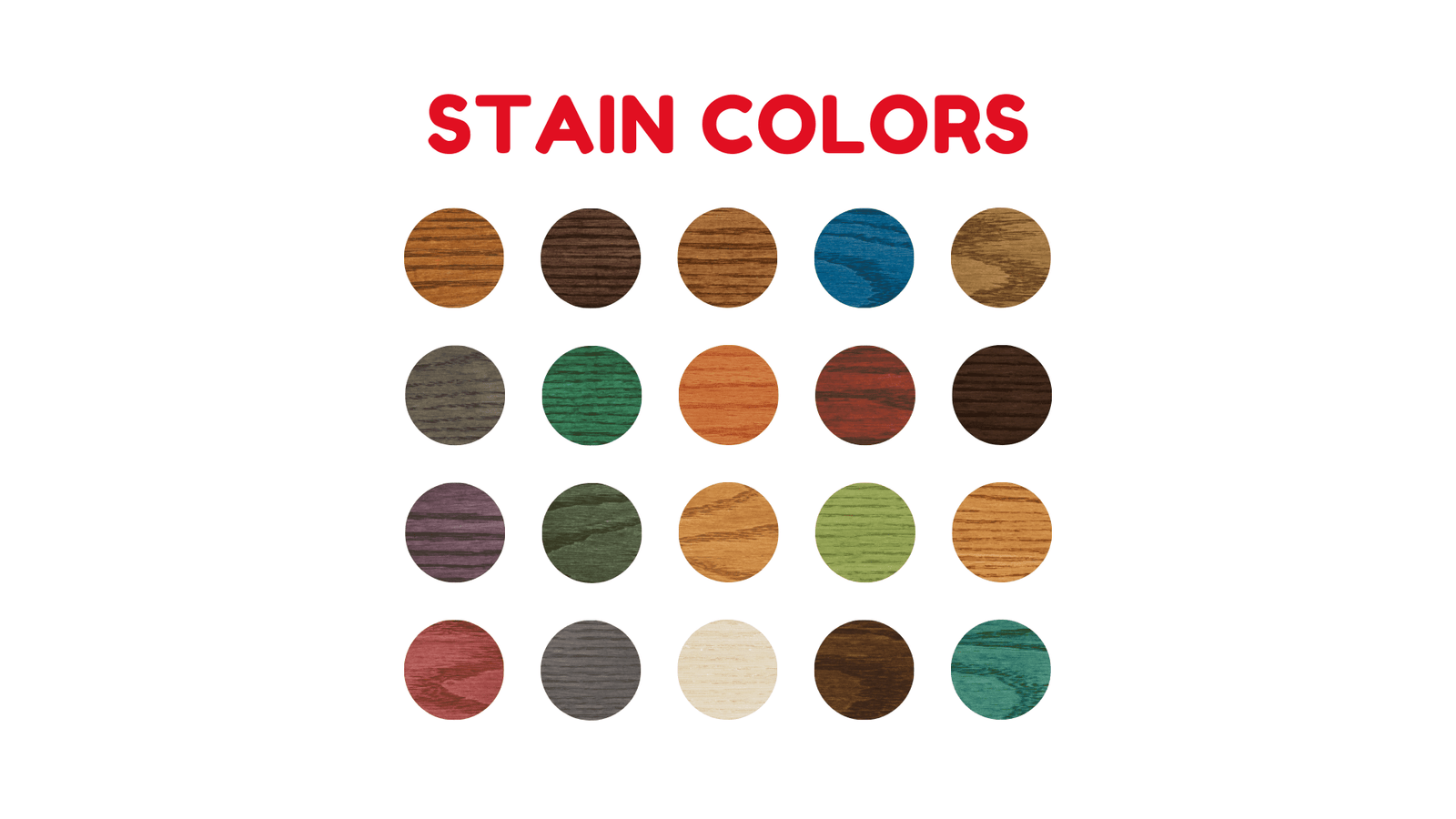 Stain Colors - Your Barn Door Guys